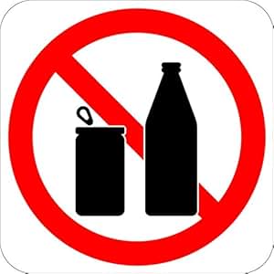 Amazon.com: No Bottles Or Cans Recreation Parks Forestry Camping ...
