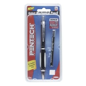 Amazon.com : Pentech Syntech .7mm Mechanical Pencil with Lead Refills ...