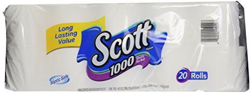 Купить Scott Bath Tissue, 1000 Sheet Rolls (20 Rolls) в интернет ...