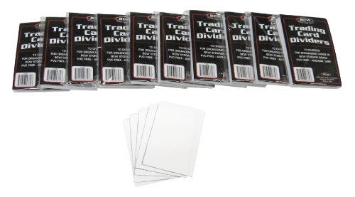 BCW Card Dividers | 10 Packs of Trading Card Divider Cards - Want It All