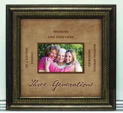 Personalized 3 Generations Photo Frame - FindGift.com