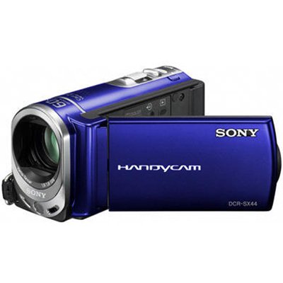 Sony DCR-SX44E 4GB Pal Handycam Camcorder, Blue