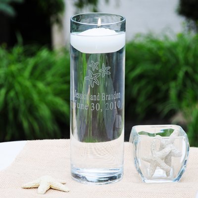 Beach Wedding Floating Unity Candle - FindGift.com