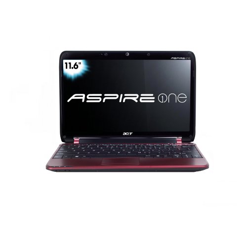 Acer Aspire One AO751h-1153 11.6-Inch Red Netbook - 3+ Hour Battery Life