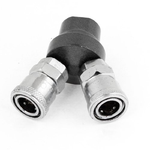 12mm Female Thread 2 Way Quick Connector Coupling Air Hose | Desertcart ...