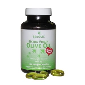 Seagate Products Extra Virgin Olive Oil Supplements 1000 mg, 100 Softgels