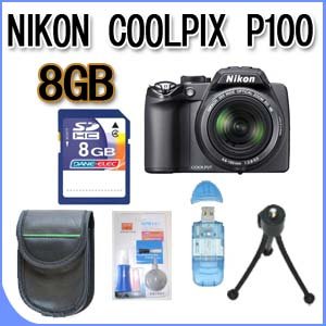 Black Friday NEW!~ NIKON COOLPIX P100 DIGITAL VIDEO CAMERA + 8GB~5 ...