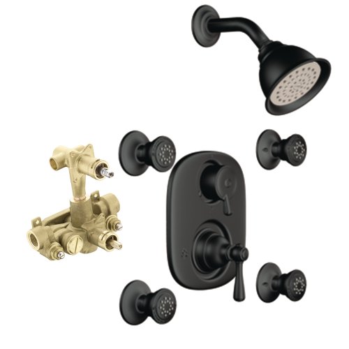 !! Moen 263WR-3330 Kingsley Moentrol Vertical Spa Set, Wrought Iron ...