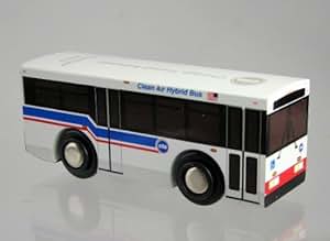 Amazon.com: Munipals CTA New Flyer Hybrid Bus Wooden Toy Vehicle: Toys ...