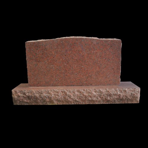 India Red Granite Upright Memorial Headstones