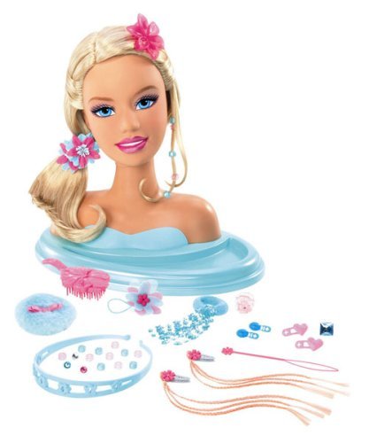 Barbie Styling Head – Barbie Styling Head – Chic with Brush and Lots of ...