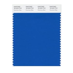 PANTONE SMART 18-4244X Color Swatch Card, Directoire Blue - Wall Decor ...