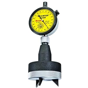 Starrett 685M-3Z Millimeter Reading External Chamfer Gauge With Yellow ...