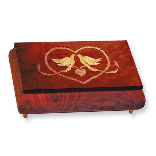 Heart and Doves Music Box - FindGift.com