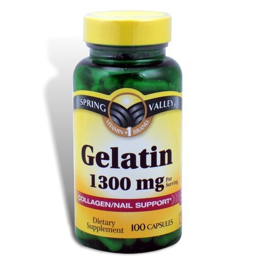 Spring Valley - Gelatin 1300 mg, 100 Capsules