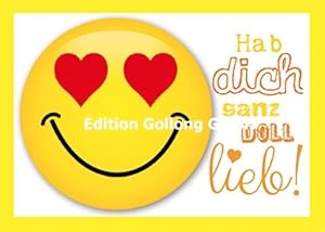 Postkarte * Smiley * Hab Dich ganz doll lieb: Amazon.de: Bürobedarf ...