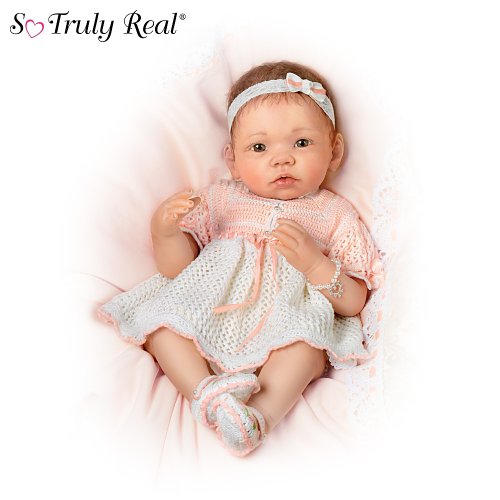 So Truly Real Peaches And Cream Baby Girl Doll by Ashton Drake | Best ...