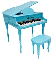 Crescent 30 Keys Teal Toy Grand Piano with Bench | ga4r67y4qayh113's Blog