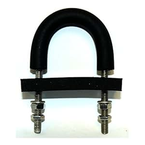 Insulating Rubber Lined U-bolt and Backing pad 29 mm ID (suit 20 mm NB ...