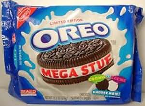 Amazon.com: Oreo Mega Stuff Limited Edition Chocolate Sandwich Cookies ...