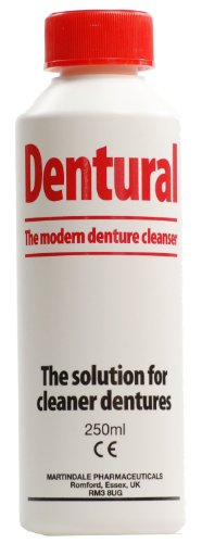 Dentural Denture Cleaning Cleanser Solution 250ml Disinfecting Cleaner ...