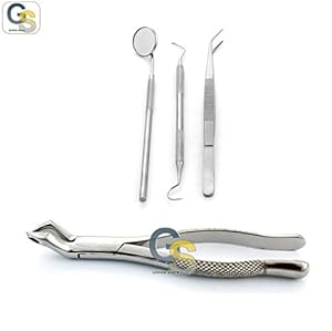 Amazon.com : G.S SET OF 4 PCS ORAL DENTAL EXTRACTION KIT WITH ...