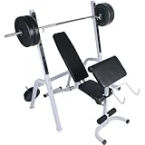 Bodymax CF510 Elite Utility Flat-Incline-Decline Bench with Leg Curl ...