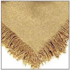 Amazon.com - 50" x 60" Gold Homestead Afghan Throw Blanket - Gold ...
