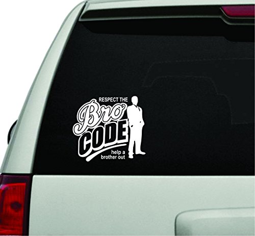 Respect The Bro Code Jdm Car Truck Window Windshield Lettering ...