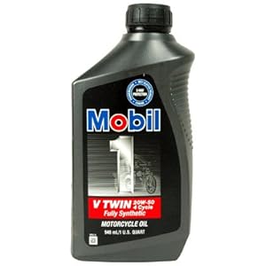 Amazon.com: Mobil 1 20W-50 4-Cycle V-Twin Synthetic Motor Oil (98HC76 ...