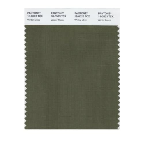 Pantone 18-0523 TCX Smart Color Swatch Card, Winter Moss - House Paint ...