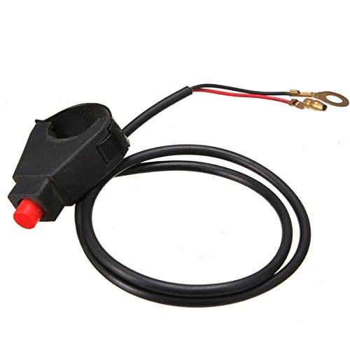 (9832-u) MOTORCYCLE ATV 7/8 HANDLEBAR UNIVERSAL HORN BUTTON - Want It All
