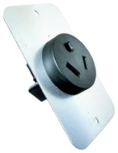 Amazon.com : Conntek 80303 Straight Blade Flash Mount Receptacle, 20 ...