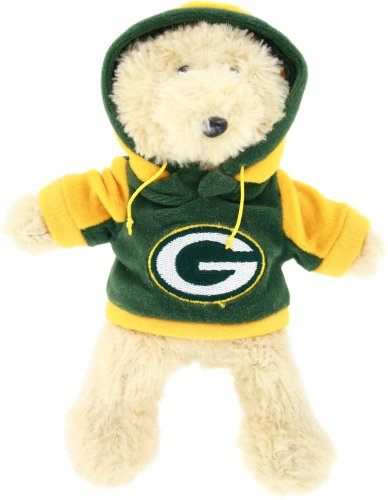Green Bay Packers 8" Fuzzy Hoody Bear by Forever Collectibles - T.A.B ...