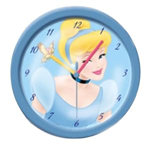 Amazon.com: Disney Princess Cinderella 25Cm Round Wall Clock: Home ...