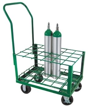 Amazon.com: Oxygen Tank Cart for Port A Cylinder for 24 "E" Cylinders ...