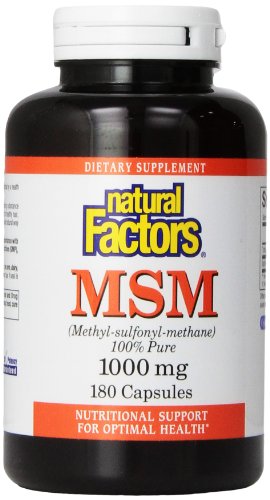 Natural Factors MSM 1000mg Capsules, 180-Count - Health products ...