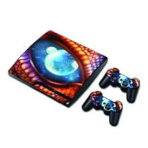 Sony Playstation 3 PS3 Slim Skin Sticker Full Body Wrap Plus Two ...