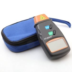Digital Laser Photo Tachometer Non Contact RPM Tester Tach Meter ...