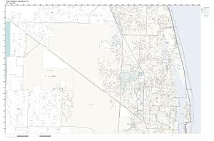 Amazon.com - ZIP Code Wall Map of Palm Beach Gardens, FL ZIP Code Map ...