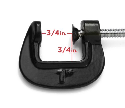 TEKTON 3982 Mini C-Clamp Set, 3-Piece Hardware Adhesives, Coatings ...