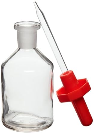 Bel-Art 116040030 Glass Polystop Dropper Bottle, 30ml Capacity: Science ...
