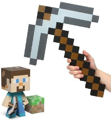 Minecraft Steve Vinyl 6 Figure & Foam Pickaxe Set of 2 @ niftywarehouse ...