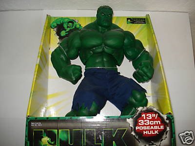 Other Action Figures - 1st Hulk Movie 13" Poseable Hulk Deluxe Action ...