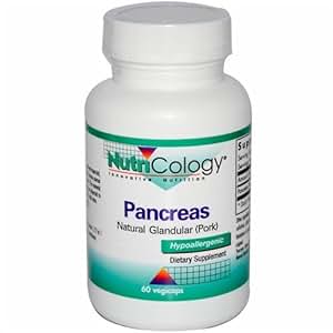 Amazon.com: Nutricology Pancreas, Pork, Vegicaps, 60-Count: Health ...
