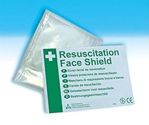 New Resuscitation Faceshield Flat Face Shield Protection First Aid Kit ...