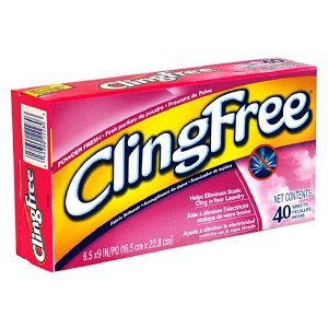 Amazon.com: Cling Free Powder Fresh Dryer Sheets (Case of 6): Health ...