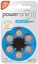 Power One Cochlear Implant Batteries! 20 Packs, Total of 120 Batteries ...
