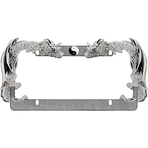 Dragon license plate frame? | Suzuki Volusia Forum