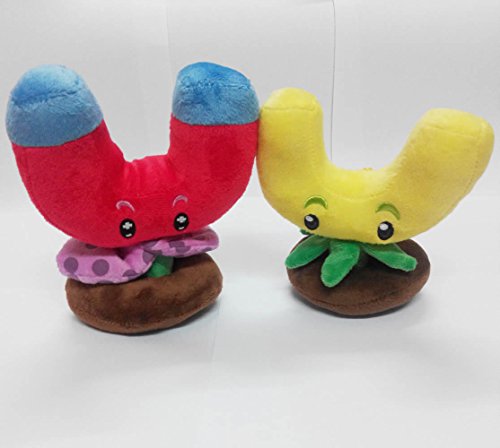 Plants Vs Zombies Series Plush Toy 2pcs Set – Gold Magnet 17cm/6.7inch ...